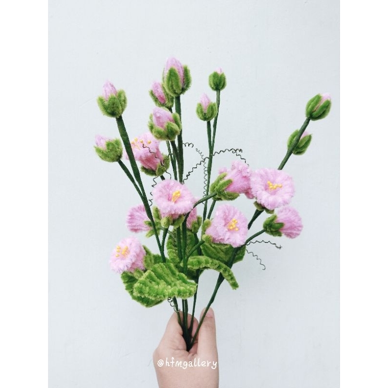 Jual Bucket Bunga Kawat bulu | kawat bulu kerajinan tangan(1 tangkai ...
