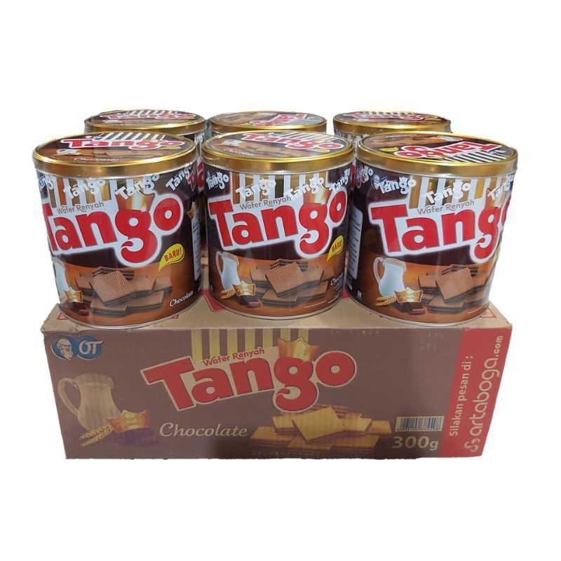 Jual Tango wafer coklat 1 dus isi 6 kaleng 240g | Shopee Indonesia