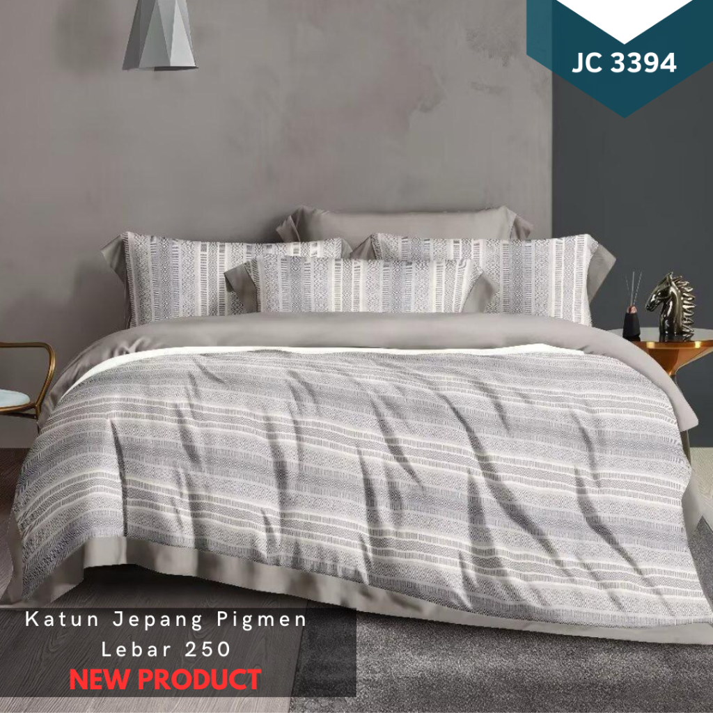 Jual Sprei Katun Jepang Pigment Print Motif Premium Minimalis Modern ...