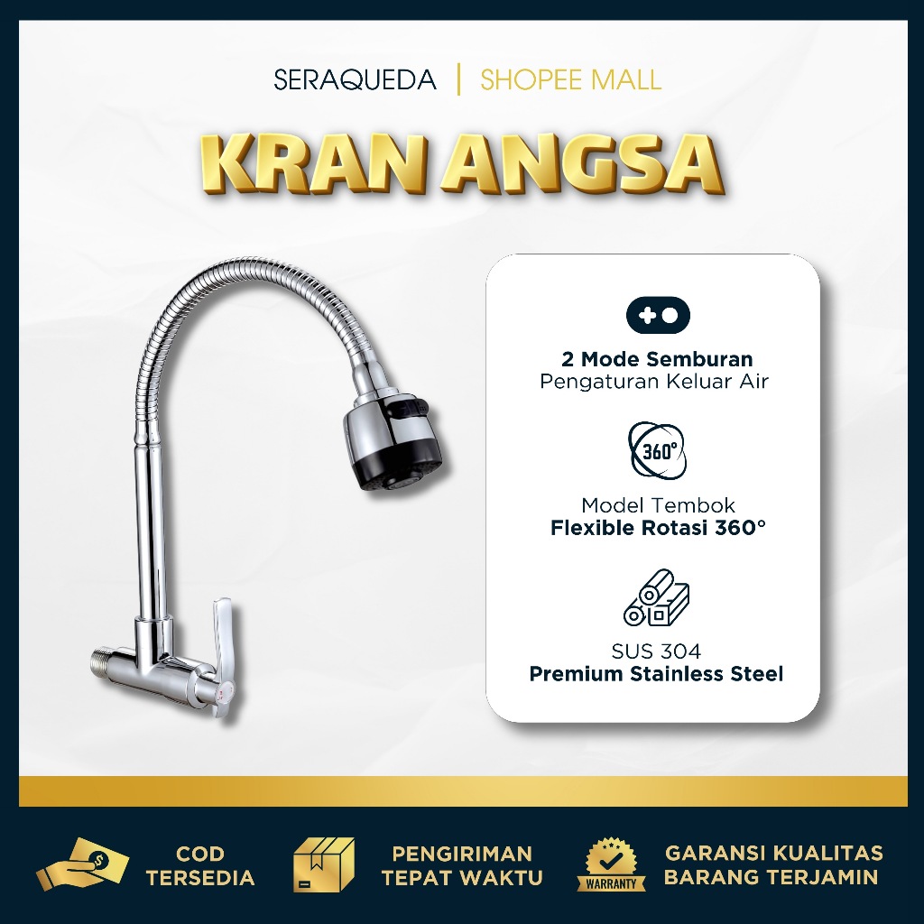 Jual Seraqueda Kran Keran angsa flexible fleksibel kecil murah leher ...