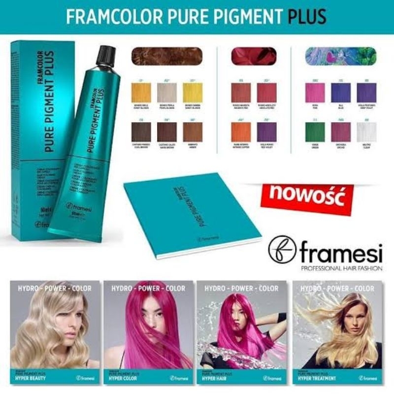 Jual Framesi Framcolor Pure Pigment Plus / Hair Color Pewarna Rambut ...