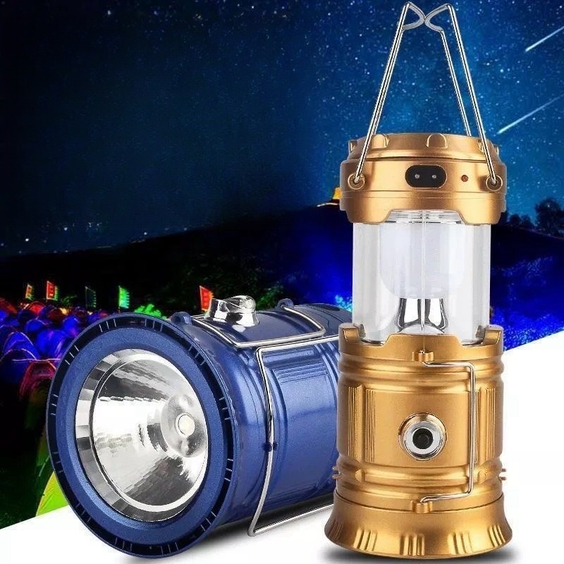 Jual Lampu Emergency Camping LED Solar/Lentera Gantung Tarik Camping Tenaga Solar Surya ...