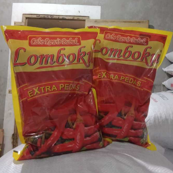 Jual [Pak] Cabe Giling Cabe Merah Bubuk Halus Premium Merk LOMBOKU ...