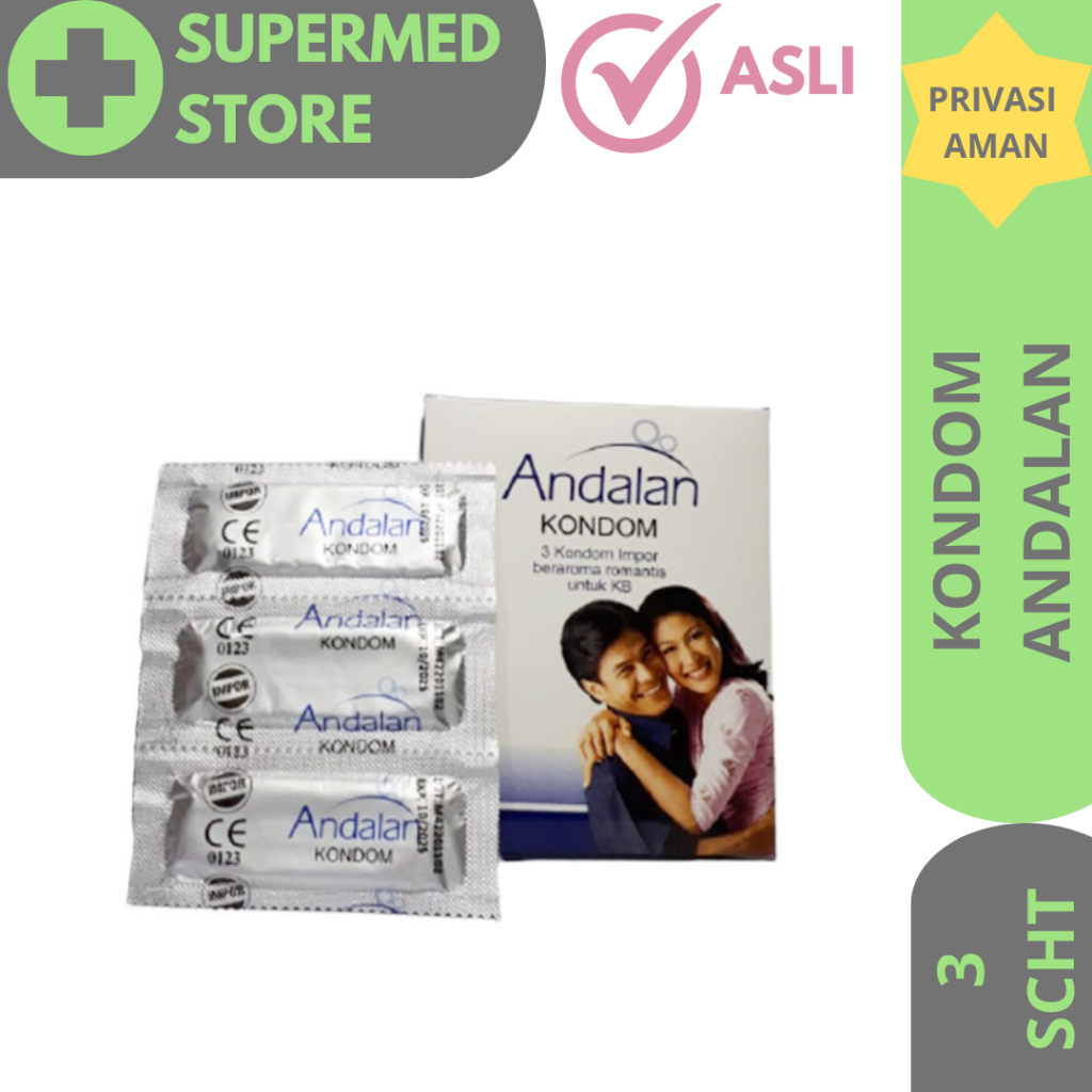 Jual Kondom Andalan Isi 3 Sachet / Alat Kontrasepsi / Kondom Bintil ...