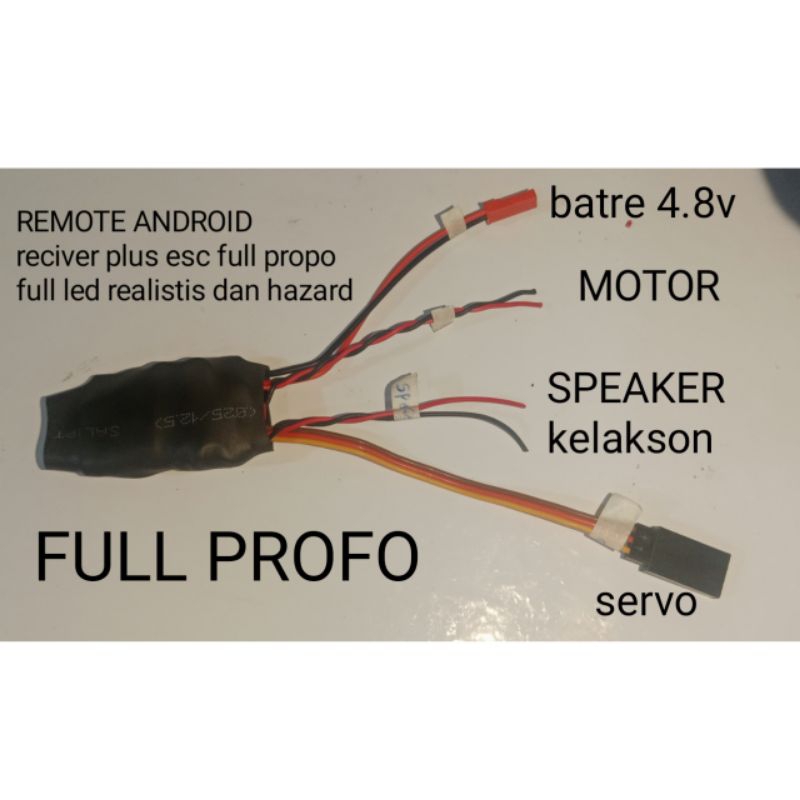 Jual modul rc fullprofo reciver+esc full led realistis | Shopee Indonesia