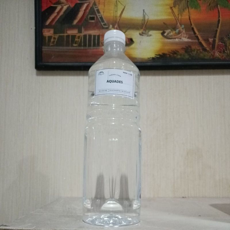 Jual Aquades / Aquadest / Aqua / Air Suling 1 Liter | Shopee Indonesia