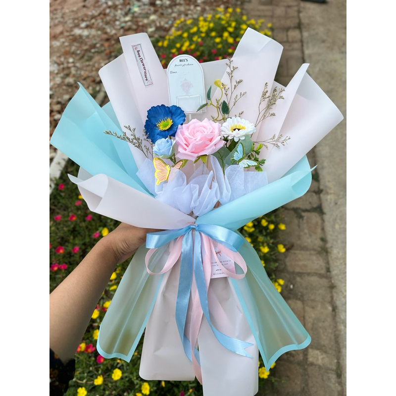 Jual buket bunga model unicorn | Shopee Indonesia