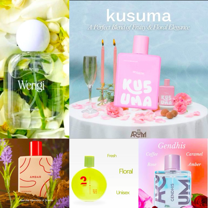 Jual IKI ARUM GENDHIS, LORO, WENGI , AMBAR, KUSUMA, SUKMA (DECANT ...