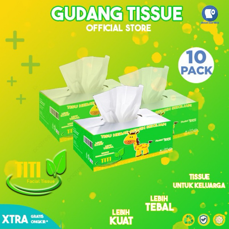 Jual Tissue titi 180 helai paket 10 pcs | Shopee Indonesia