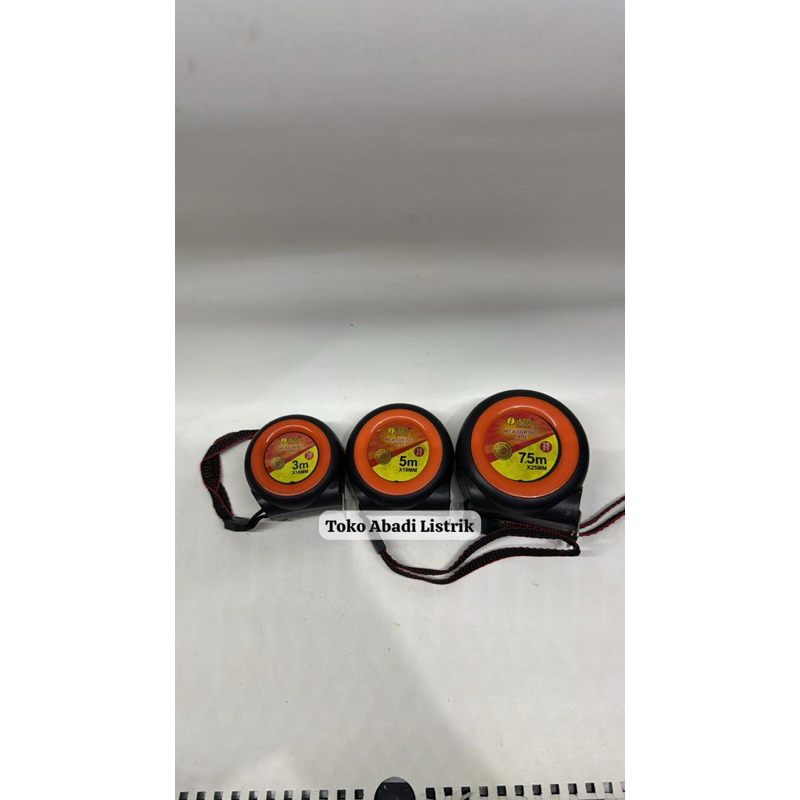 Jual ISCO meteran saku/meteran karet /measuring tape 3 meter / 5 meter ...