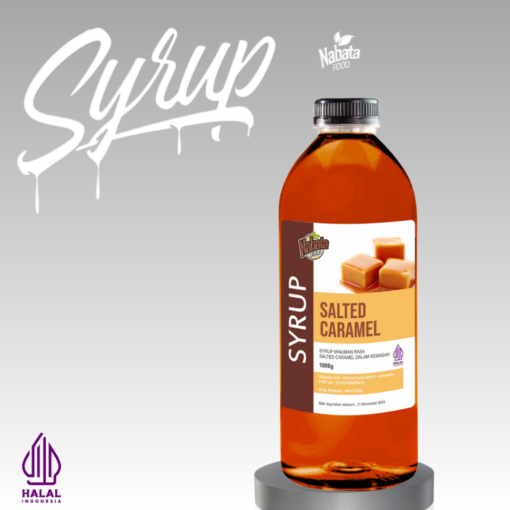Jual Nabata Drink Syrup Salted Caramel 1000 Ml - Sirup Salted Karamel 1 ...