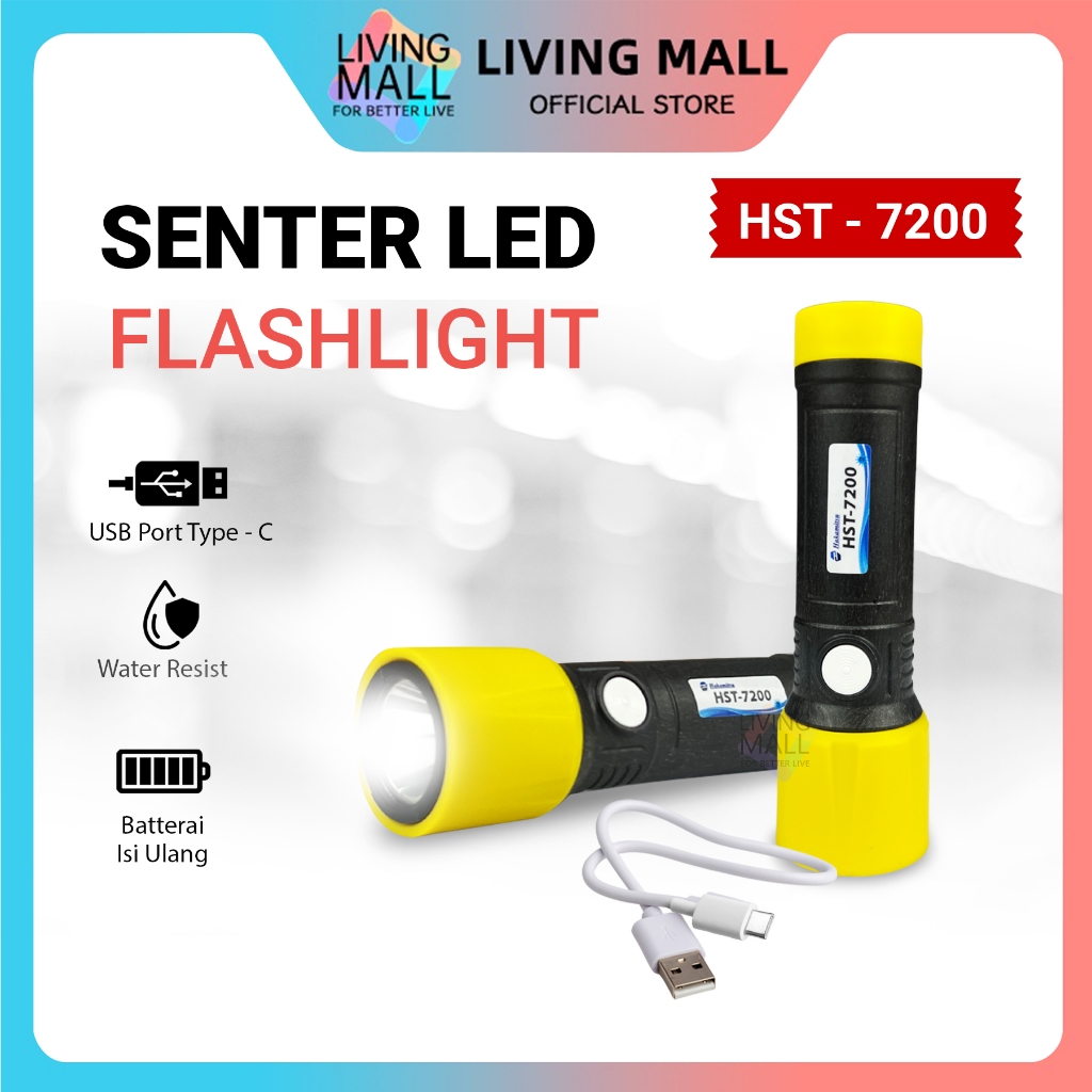 Jual Hakamitsu - Senter Tangan LED HST-7300 / Senter Tangan ...