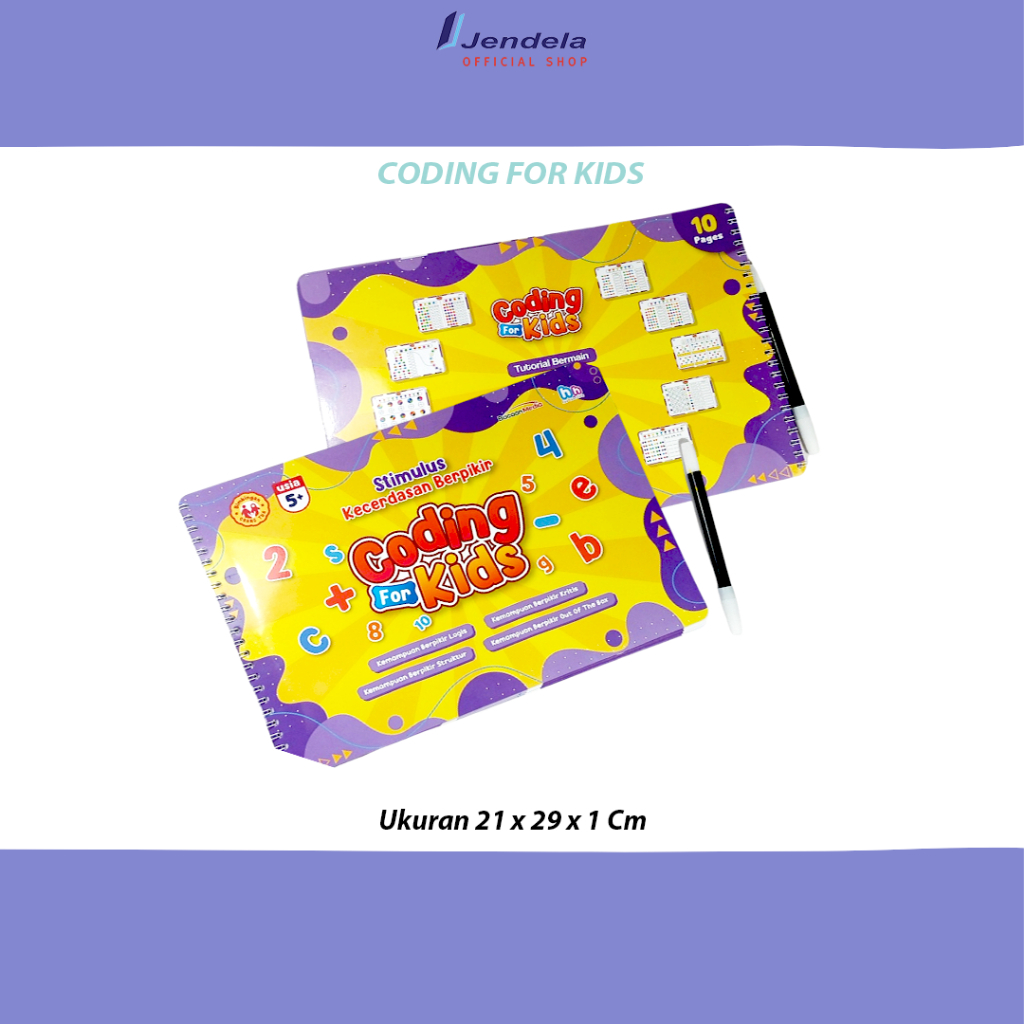 Jual Buku Anak - Coding For Kids Stimulus Kecerdasan Berpikir Asah Otak ...