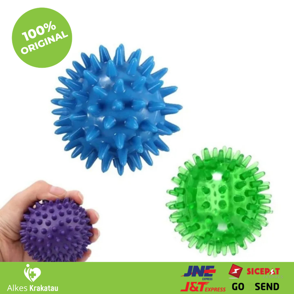 Jual Bola terapi kesehatan duri warna / bola pijat tangan | Shopee ...