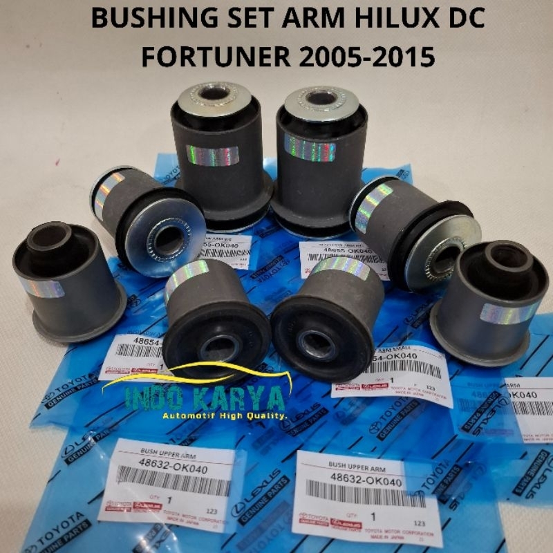 Jual BUSHING SET FORTUNER HILUX DC LOWER ARM & UPPER ARM | Shopee Indonesia