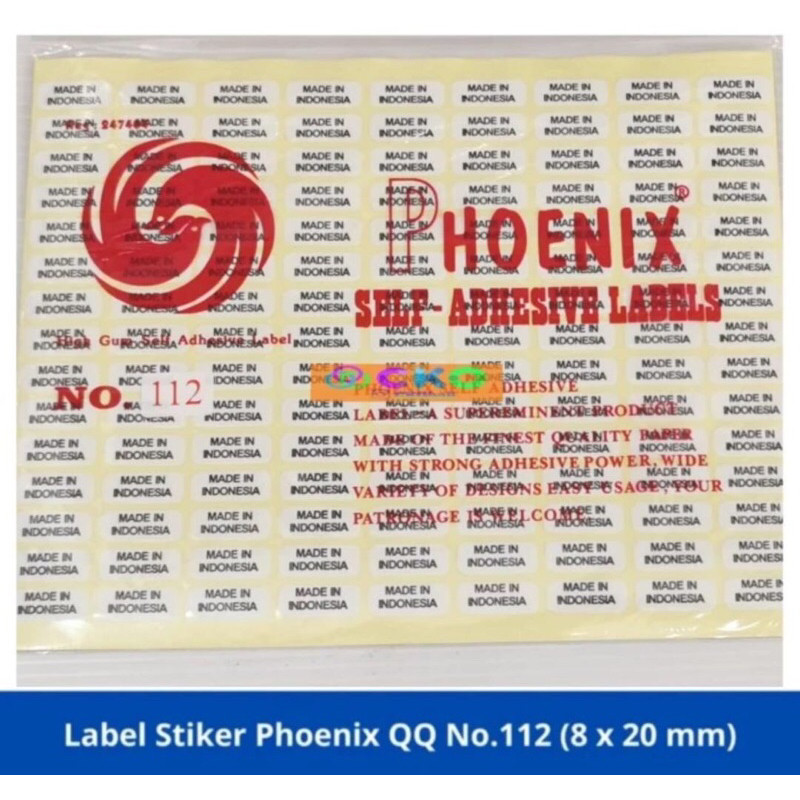 Jual label stiker/112 | Shopee Indonesia