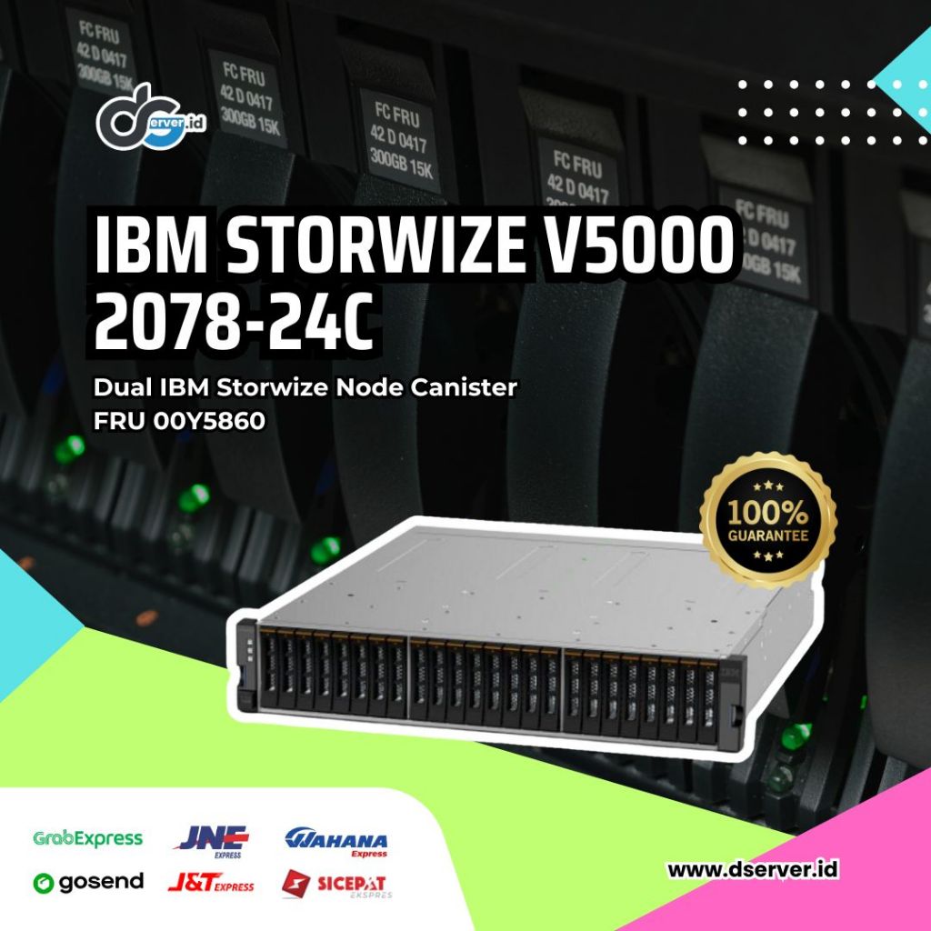 Jual IBM Storwize V5000 2078-24C Dual Quad 8GB FC Controller | Shopee ...