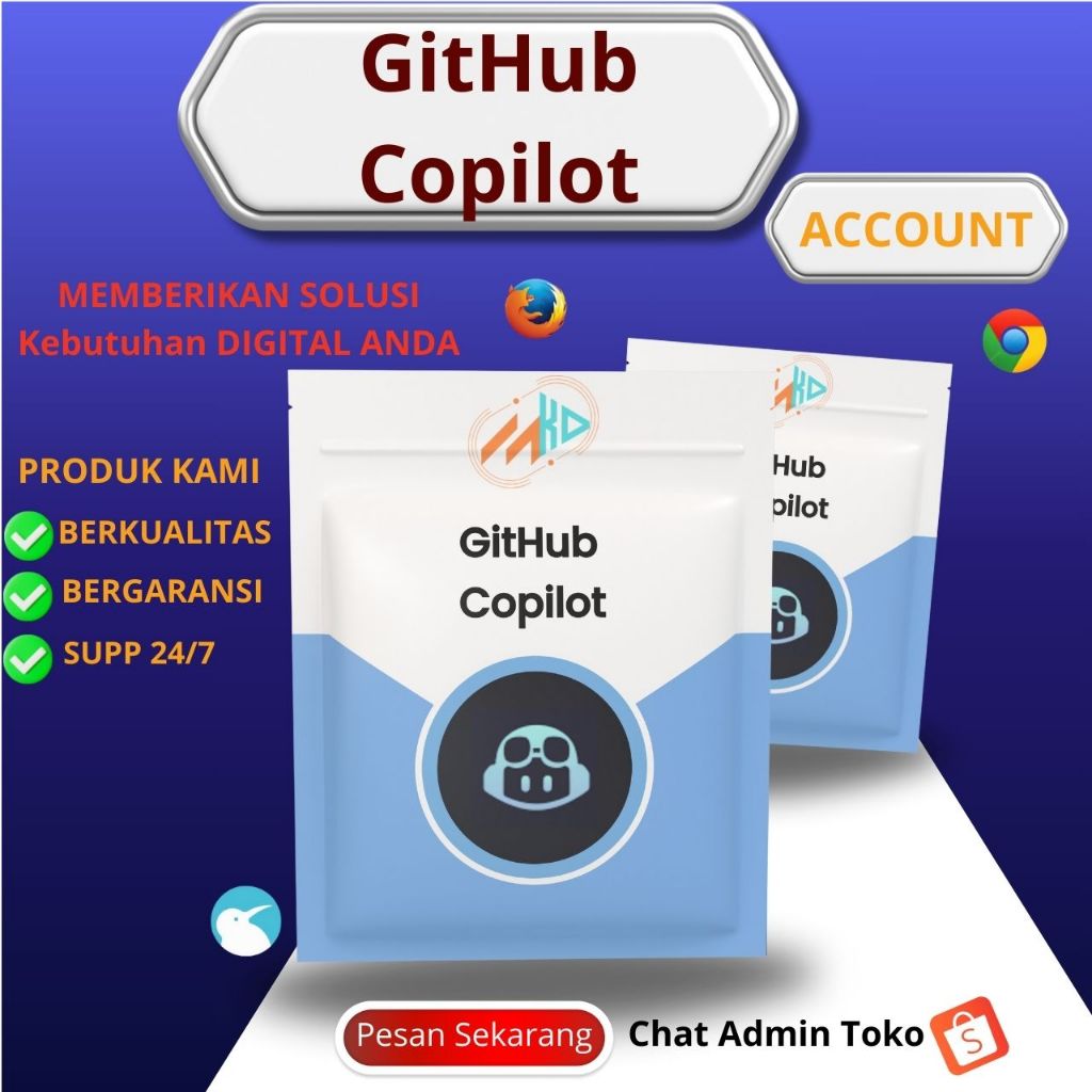 Jual Github copilot | Github copilot privat account via discord | Shopee Indonesia