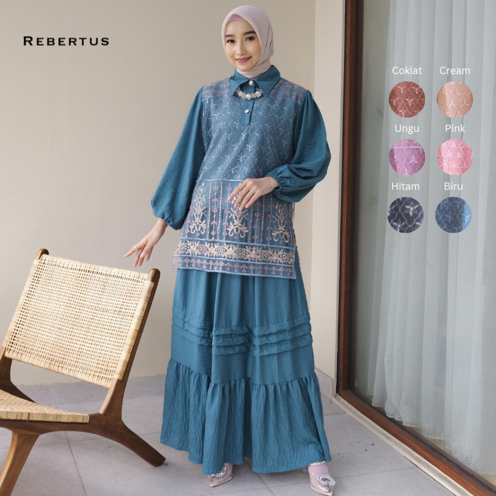 Jual One Set Brukat Raya Rebertus Ralina | Shopee Indonesia