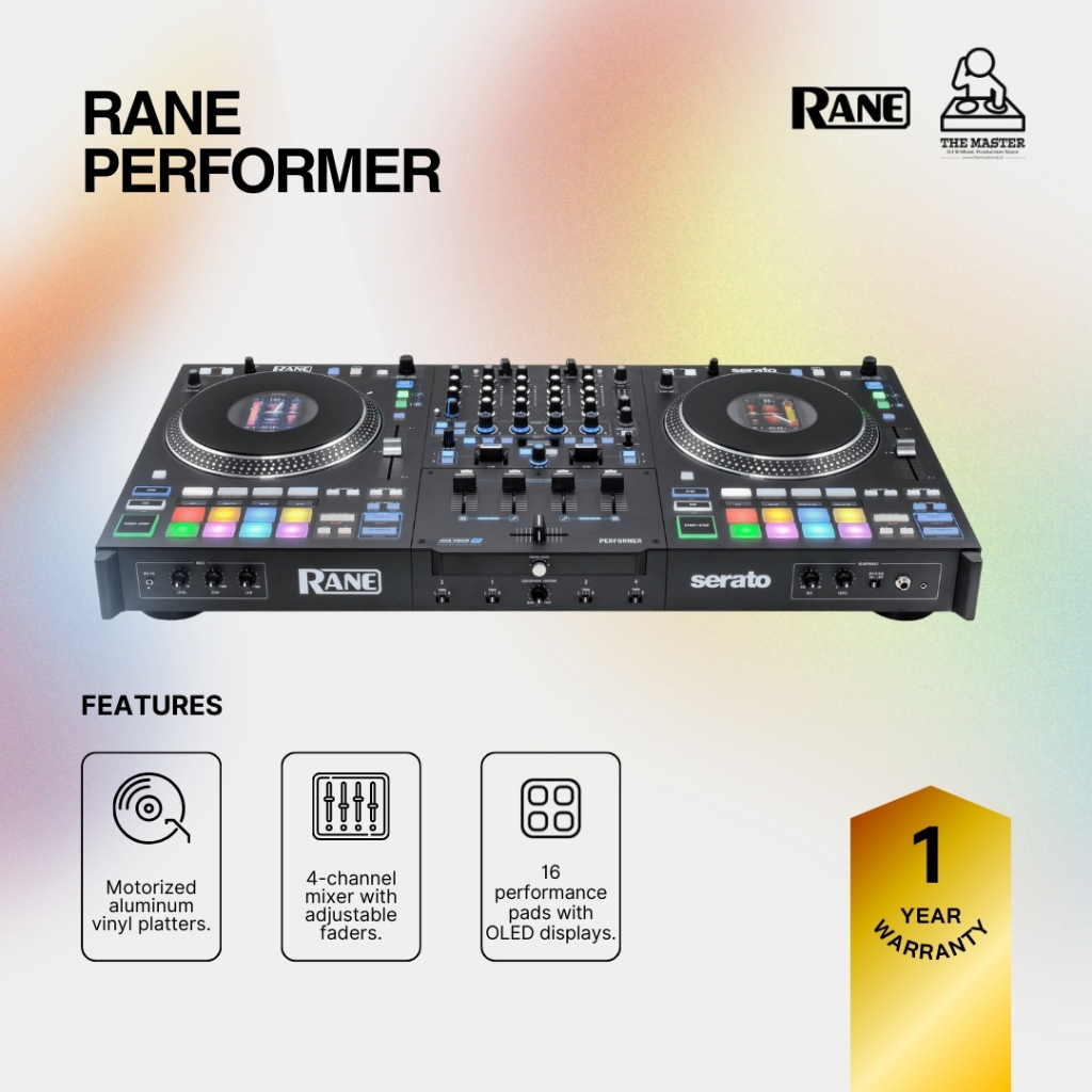 Jual RANE PERFORMER Advanced Four-Channel Motorized DJ Controller Alat ...