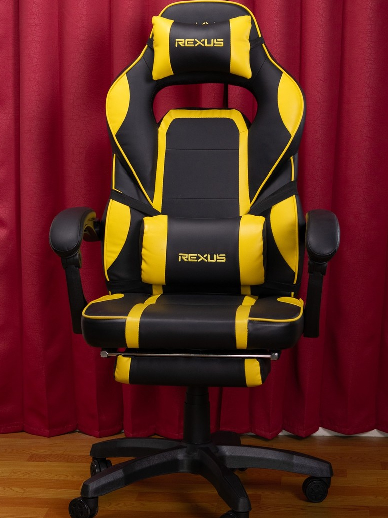 Jual Kursi Gaming Rexus RGC R-60 FOOTREST - RGC R60 Yellow | Shopee ...