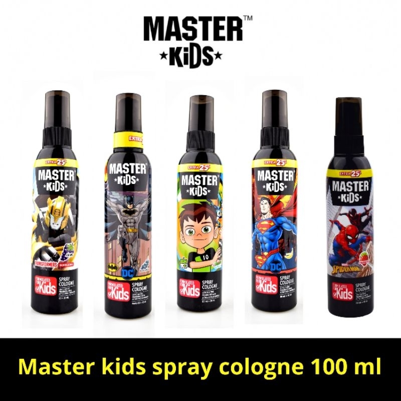 Jual Master kids spray cologne 100 ml | Shopee Indonesia