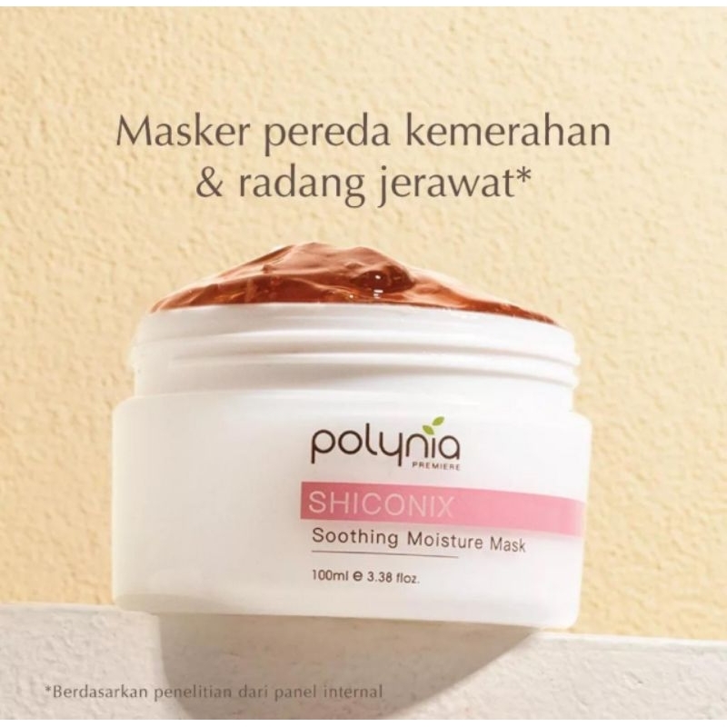 Jual POLYNIA - Shiconix Soothing Moisture Face Mask | Menenangkan ...