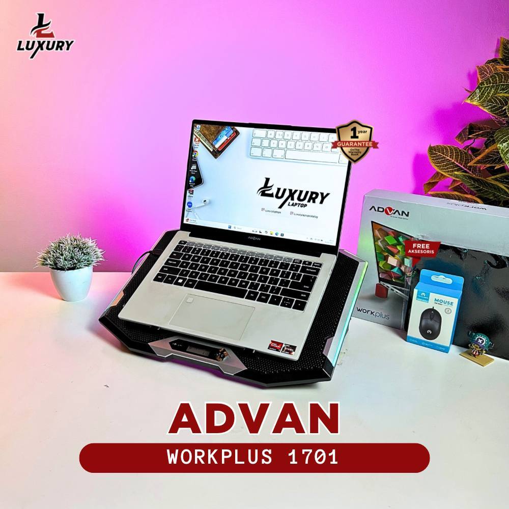 Jual LAPTOP ADVAN WORKPLUS 1701 SLIM 5 RYZEN 6K SSD RAM DDR5 6400MHZ ...