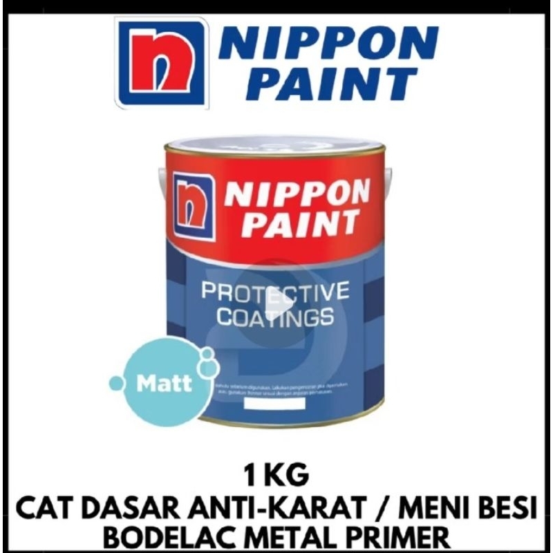 Jual NIPPON PAINT-BODELAC METAL PRIMER-CAT MENI BESI-1KG-CAT PRIMER ANTI KARAT | Shopee Indonesia
