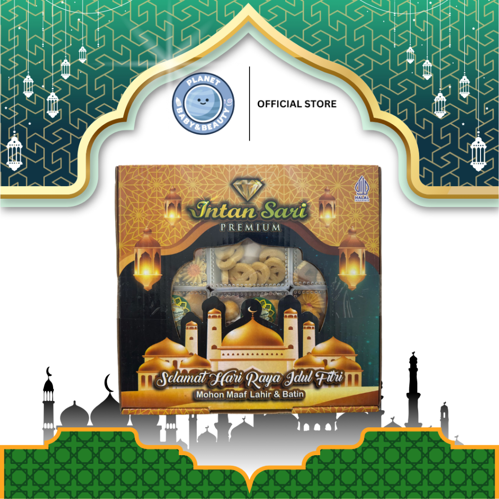 Jual PAKET HAMPERS LEBARAN INTAN SARI PREMIUM 6 TOPLES BUTTER COOKIEES ...