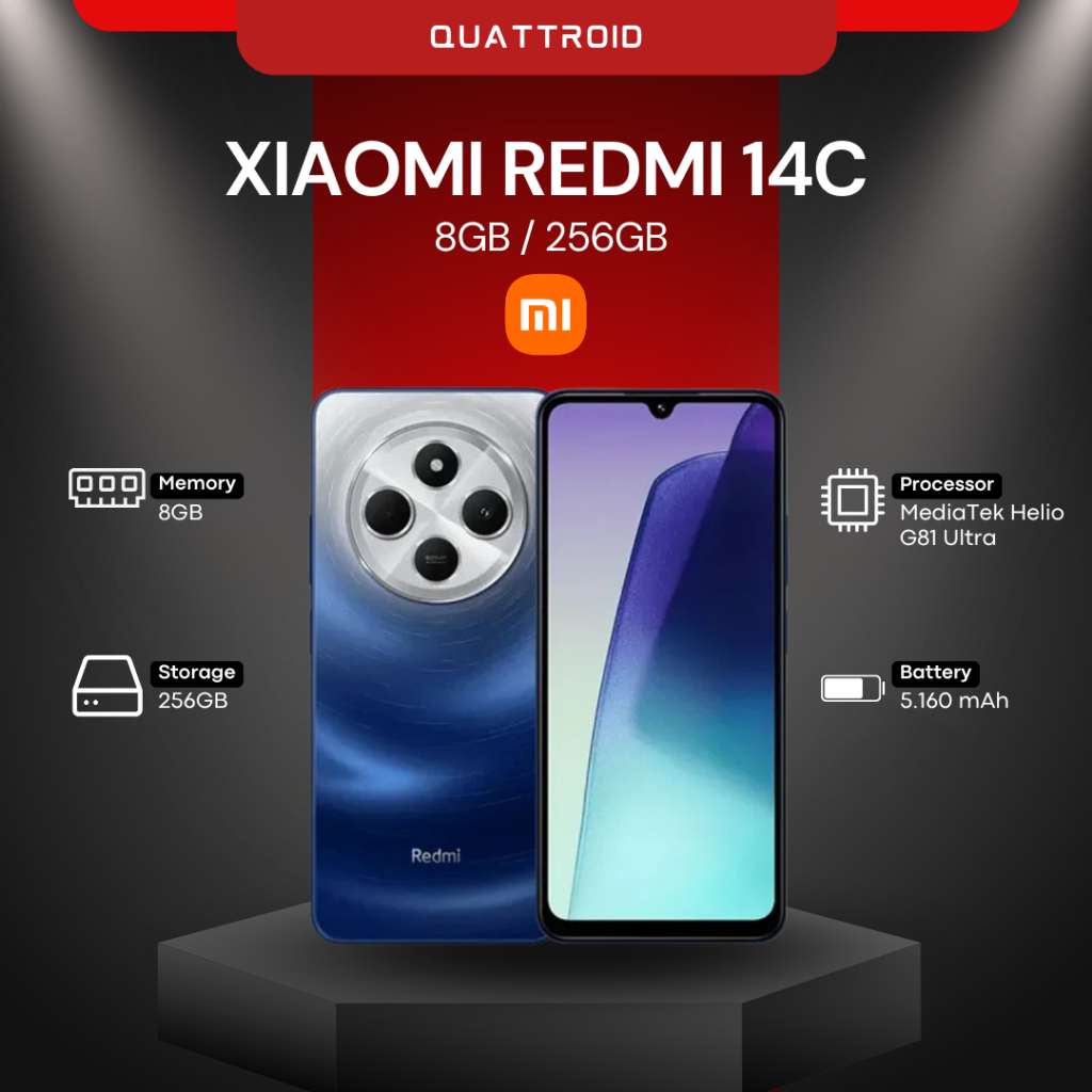 Jual XIAOMI REDMI 14C - RAM 8GB / 256GB - GARANSI RESMI | Shopee Indonesia