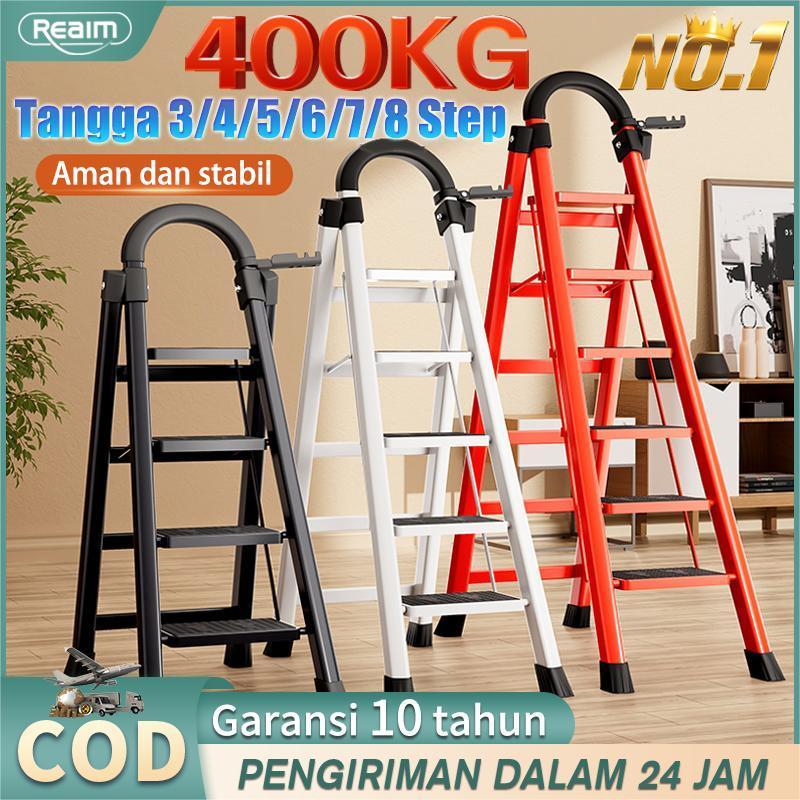 Jual Reaim Tangga 4/5/6/7/8 Step Rumah Lipat Tangga Besi Lipat ...