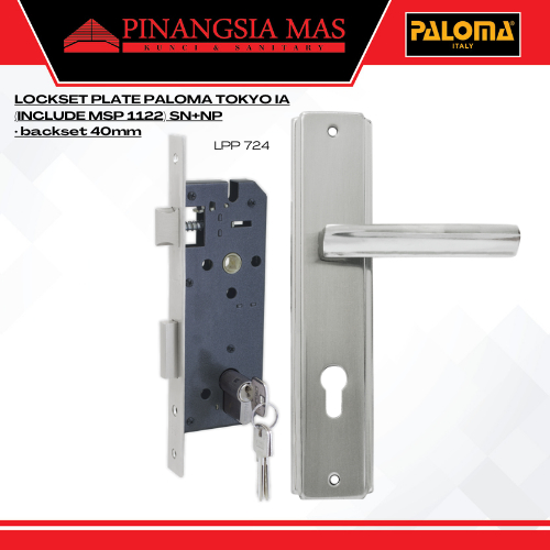 Jual PALOMA Handle Pintu Kunci Set PALOMA LPP 724 Handle Pintu Mortise ...