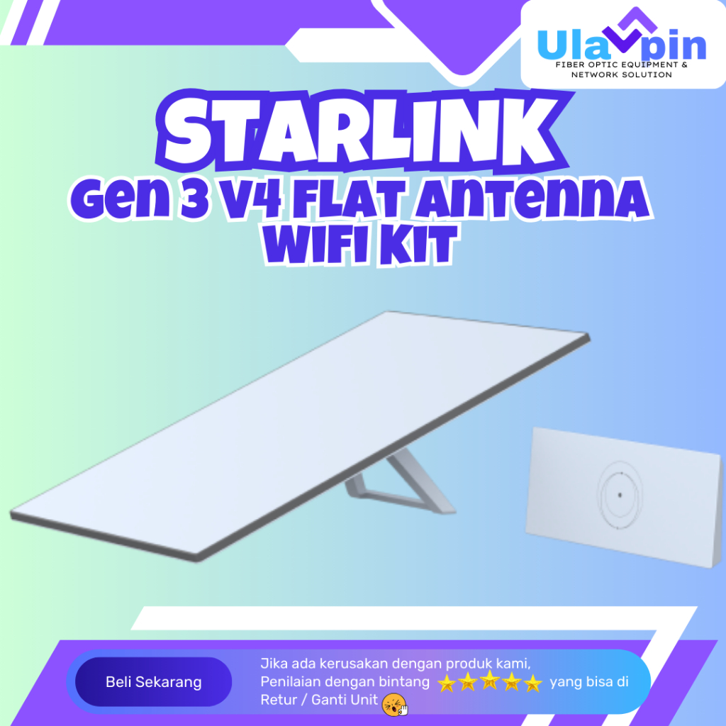 Jual STARLINK Gen 3 V4 Flat Antenna WiFi Kit | Shopee Indonesia