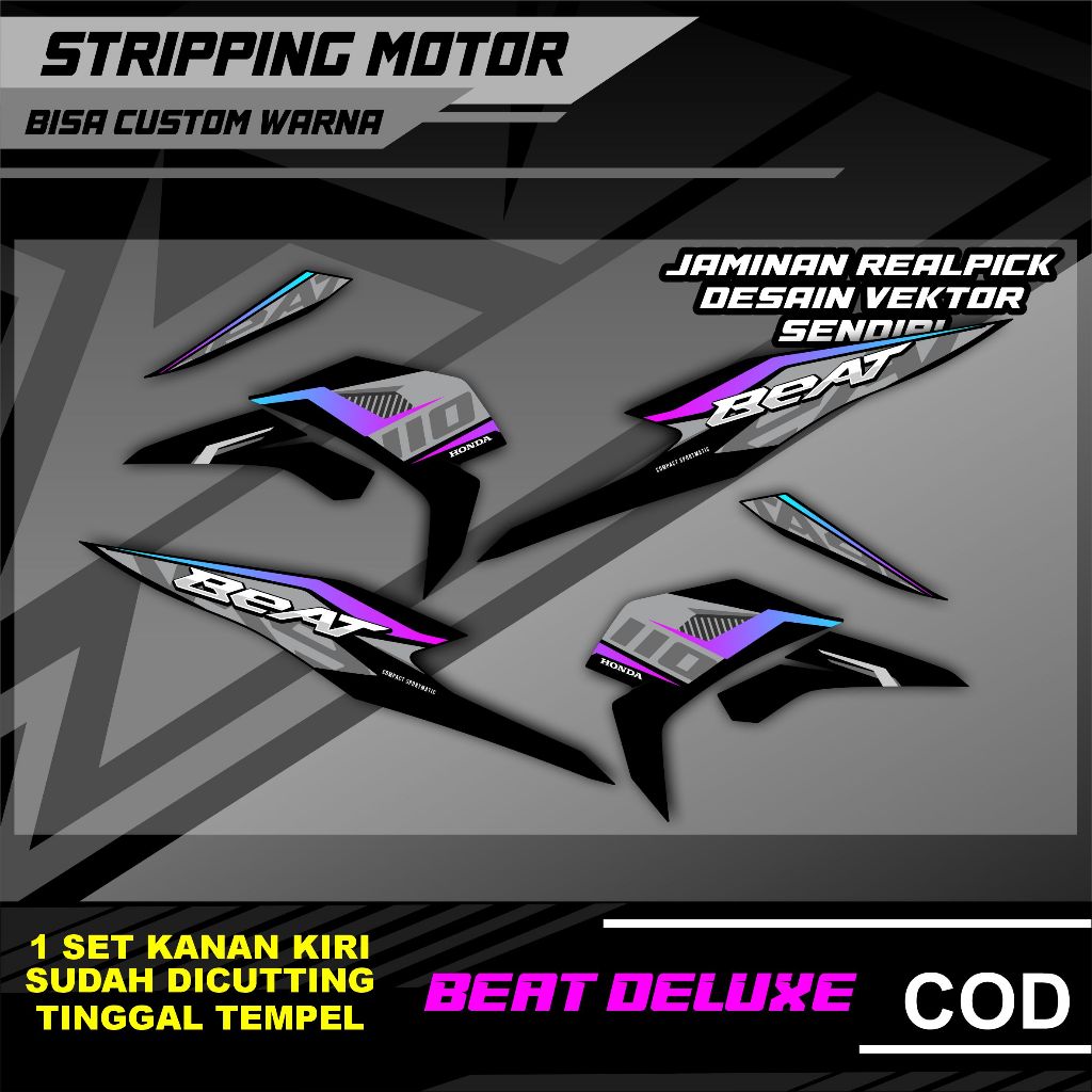 Jual STRIPPING MOTOR KEREN HONDA BEAT DELUXE CBS STREET 2020 2021 2022 ...