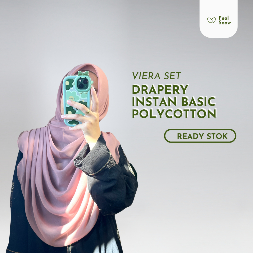 Jual VIERA DRAPERY INSTAN POLYCOTTON 70cm 90 cm - FEEL SOOW (PO REQUEST ...