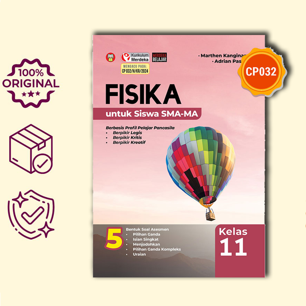 Jual Buku Fisika SMA Kelas 11 Kurikulum Merdeka - Mengacu Pada CP 032 - Yrama Widya | Shopee ...
