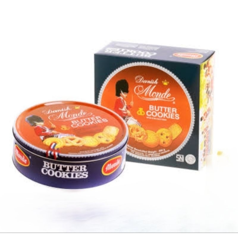 Jual monde biscuit butter cookies kaleng 908g | Shopee Indonesia