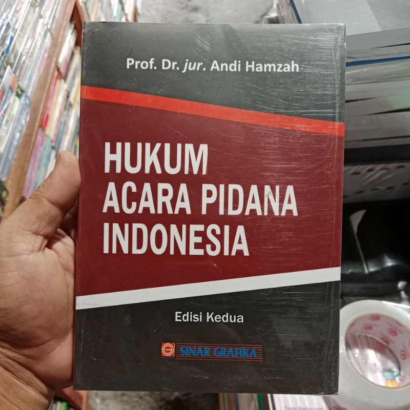 Jual Hukum Acara pidana Indonesia edisi Kedua By prof Dr Jur Andi Hamzah | Shopee Indonesia