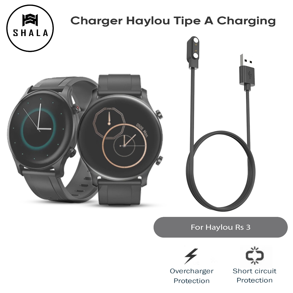 Jual Kabel Charger Haylou RS3 Smartwatch Tipe A Charging | Shopee Indonesia