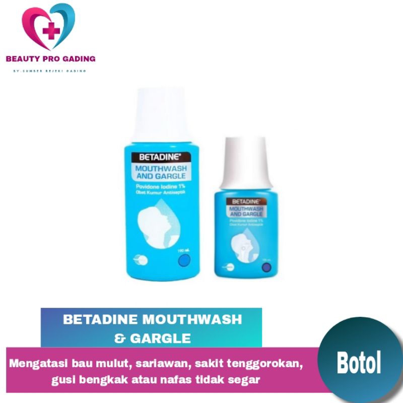 Jual Betadine Mouthwash and Gargle - Obat kumur mengatasi bau mulut ...