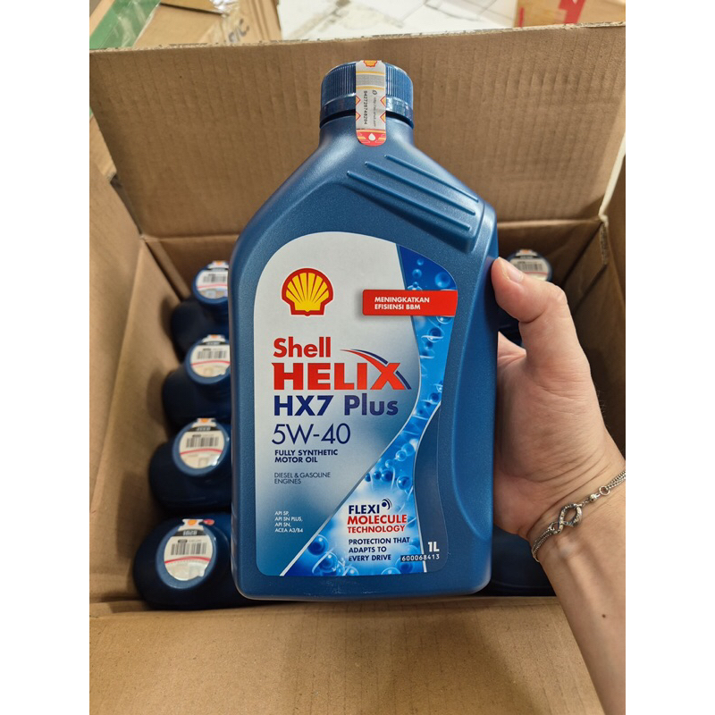 Jual Shell Helix HX7 Plus SAE 5W-40 1 Liter Api SP Oli Mobil Mesin ...