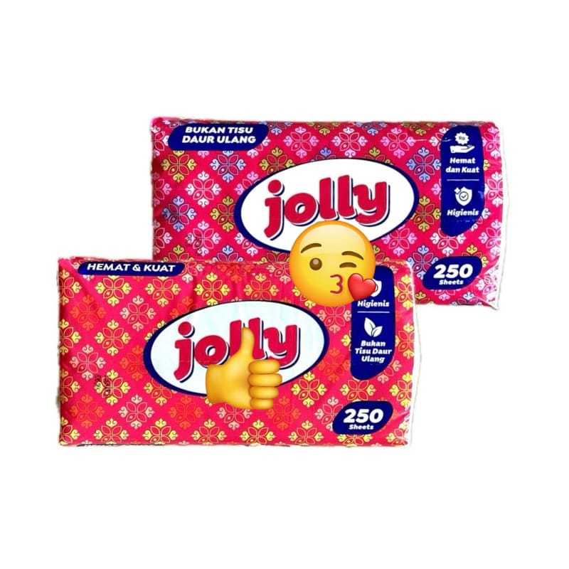Jual Tissue Jolly Facial 250 sheets 2ply Multi Pack Murah Ekonomis ...