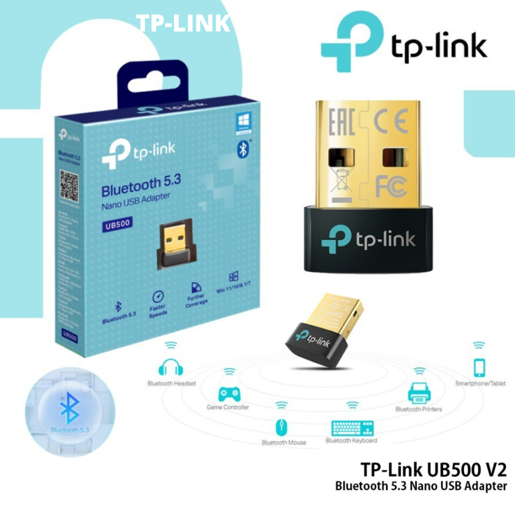 Jual TP-LINK UB500 Bluetooth Dongle Usb 5.3 Wireless Nano Usb Adapter ...