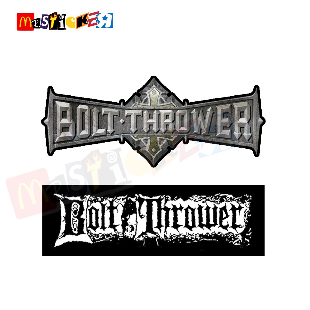 Jual sticker band BOLT THROWER logo diecut stiker death metal | Shopee Indonesia