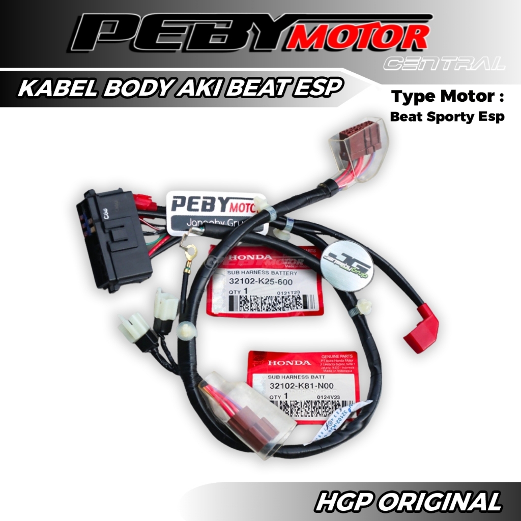 Jual Kabel Body Aki Beat Sporty Esp ORIGINAL Resmi HGP | Shopee Indonesia