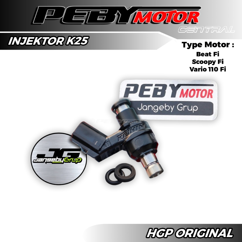 Jual Injektor Beat Scoopy Vario 110 FI Stater Kasar Original Resmi HGP ...