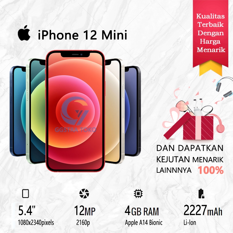 Jual iphone12 Mini 64GB/128GB/256GB Second Original | Shopee Indonesia