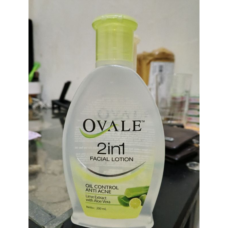 Jual ovale 2in1 facial lotion oil control anti acne | Shopee Indonesia