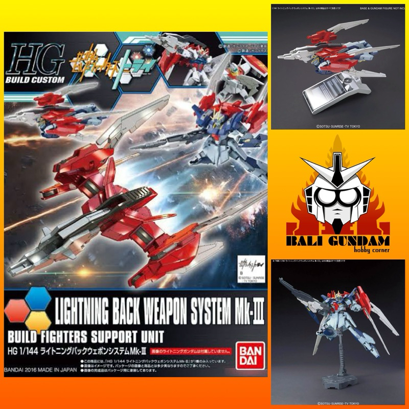 Jual HG 1/144 LIGHTNING BACK WEAPON SYSTEM MK III Bali Gundam Hobby Corner Bandai Original ...